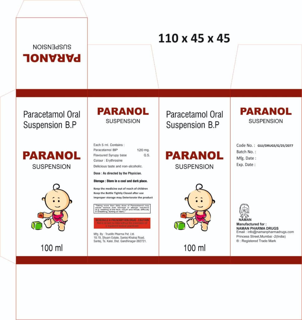 Paranol - Naman Pharma Drugs