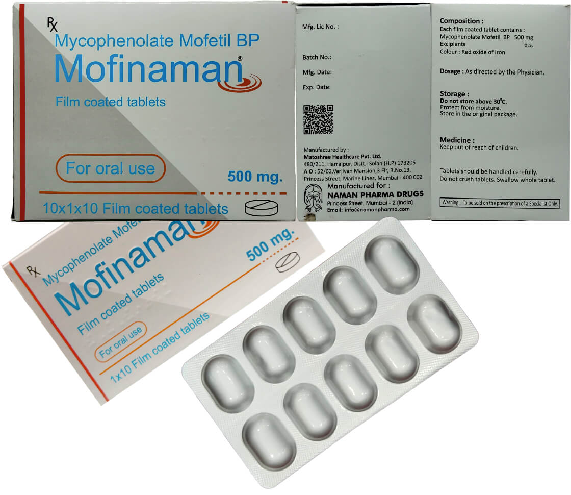 Mofinaman 500mg - Naman Pharma Drugs